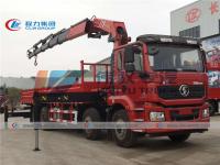 China Shacman M3000 8x4 Truck Mounted 25 Ton Palfinger Knuckle Boom Crane SPK50002 for sale
