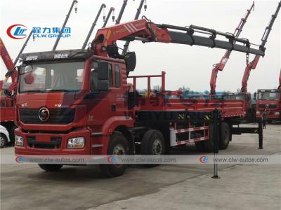 China Shacman M3000 8x4 Truck Mounted 25 Ton Palfinger Knuckle Boom Crane SPK50002 for sale