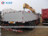 China 6×4 HOWO Truck Mounted 8T Telescopic Boom Crane with 14,000kg Lifting Capacity and 17.8m Height for sale