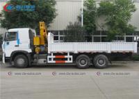 China Sinotruk HOWO 6×4 Truck Mounted 6.3T Knuckle Boom Crane with 8000kg Lifting Capacity and 25T Payload for sale