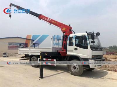 China ISUZU FTR 10 Ton Straight Arm Palfinger Lorry Mounted Crane Truck 4x2 for sale