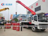 China ISUZU FTR 10 Ton Straight Arm Palfinger Lorry Mounted Crane Truck 4x2 for sale
