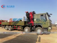 China Palfinger Knuckle Boom Truck Crane 25T 30T 8x4 Chassis 16.8m Reach for sale