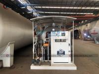 China 20CBM 10Ton LPG Storage Tank Skid Station with Dispenser Machine 380V for sale