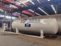 China 20CBM 10Ton LPG Storage Tank Skid Station with Dispenser Machine 380V for sale