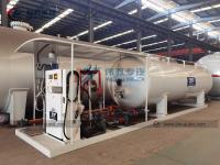 China 20CBM 10Ton LPG Storage Tank Skid Station with Dispenser Machine 380V for sale