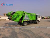 China ISUZU 700P 4x2 6CBM Rear Loader Compressed Garbage Truck 4HK1 190HP Diesel for sale