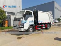 China ISUZU 5 Ton Compressed Garbage Truck 7cbm Refuse Collection Compactor for sale