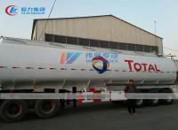 China 42CBM 3-Axle Oil Tanker Trailer - 42,000L Capacity with TOTAL Standard Compliance for Fuel Transport for sale