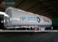 China 42CBM 3-Axle Oil Tanker Trailer - 42,000L Capacity with TOTAL Standard Compliance for Fuel Transport for sale