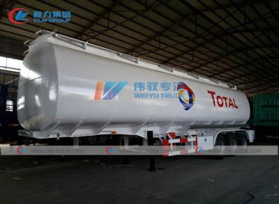 China 42CBM 3-Axle Oil Tanker Trailer - 42,000L Capacity with TOTAL Standard Compliance for Fuel Transport for sale