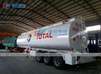 China 42CBM 3-Axle Oil Tanker Trailer - 42,000L Capacity with TOTAL Standard Compliance for Fuel Transport for sale