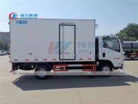 China ISUZU 5 Ton Refrigerated Box Truck 120HP Thermo King for Fish Transport for sale