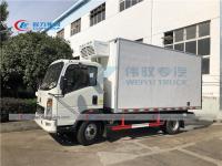China 5 Ton ISUZU Refrigerated Truck with Thermo King KV500 Van Box for Frozen Meat Fish for sale