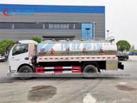 China 5-8 Ton 8000L 2000 Gallon Stainless Steel Milk Transport Tanker Truck for sale