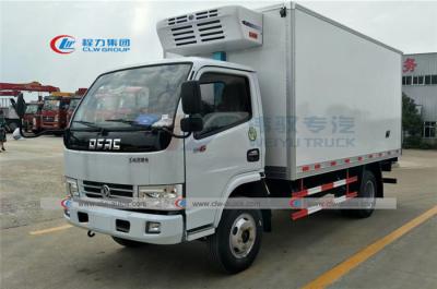 China 120HP 3-5 Ton Frozen Meat Delivery Refrigerated Truck with Dongfeng Chassis for sale