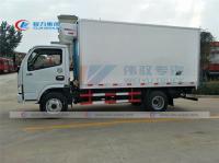 China 120HP 3-5 Ton Frozen Meat Delivery Refrigerated Truck with Dongfeng Chassis for sale