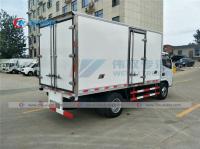 China 120HP 3-5 Ton Frozen Meat Delivery Refrigerated Truck with Dongfeng Chassis for sale