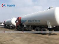 China 25 Ton 50000 Liter LPG Gas Storage Tank 1.77MPa Horizontal Bullet Tank for sale