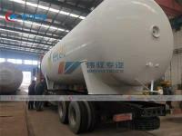 China 25 Ton 50000 Liter LPG Gas Storage Tank 1.77MPa Horizontal Bullet Tank for sale