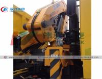 China Howo 30T Tipper Truck Mounted Knuckle Boom Crane 5T XCMG 6x4 for sale