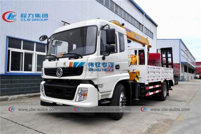 China Dongfeng 6.3 Ton XCMG Telescopic Boom Truck Mounted Crane 9m Working Radius for sale