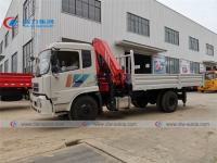 China Dongfeng Kingrun 10T Truck Mounted Knuckle Boom Crane 10000kg Lifting Capacity for sale