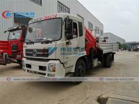 China Dongfeng Kingrun 10T Truck Mounted Knuckle Boom Crane 10000kg Lifting Capacity for sale