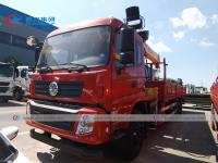 China Dongfeng Cummins XCMG 12 Ton Telescopic Crane Truck with Tipping Box 6x2 for sale