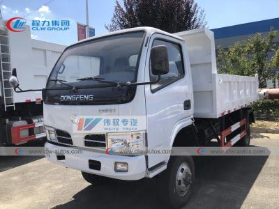 China 4x4 Full Wheel Drive 5T Dongfeng Dump Truck with Middle Tipping - 88kW Diesel Engine, 4200mm Cargo Body for sale