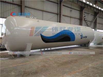 China 40 Tons LPG Storage Tank 80 CBM Capacity with 17.7 Bar Design Pressure for Gas Filling Plants for sale