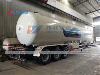 China 30 Ton 59600 Liter LPG Tank Trailer for Nigeria ASME GB150 for sale
