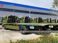 China Dongfeng Kingrun 8 Ton Flatbed Wrecker Tow Truck 7200mm LHD Military Use for sale