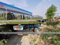 China Dongfeng Kingrun 8 Ton Flatbed Wrecker Tow Truck 7200mm LHD Military Use for sale