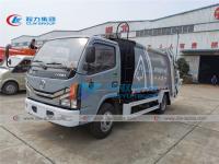 China EURO 6 Dongfeng 6 CBM Rear Loader Garbage Compactor Truck 120HP for sale