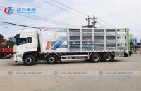 China Aluminum Alloy Dongfeng 8x4 120 Units Livestock Transport Truck 310HP for sale
