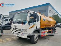 China RHD FAW J5K 10000 Liters Septic Tanker Truck 10m3 Vacuum Sewage Suction Truck for sale