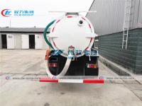 China ISUZU 6CBM Left Hand Drive Sewer Vacuum Truck 6000 Liters 130HP for sale