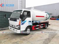China ISUZU 6CBM Left Hand Drive Sewer Vacuum Truck 6000 Liters 130HP for sale