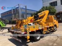 China 21m JMC Straight Arm Telescopic Aerial Platform Truck for Street Light Bridge Maintenance for sale
