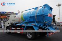 China Dongfeng 120HP 6cbm Sewer Cleaning Truck 6000L Tank Vacuum Sewage Suction for sale