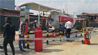 China 10 Ton 20cbm LPG Skid Station with Filling Dispenser for Cylinder and Car Refilling for sale