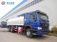 China HOWO 6x4 20,000L Mobile Fuel Dispenser Truck with 12.00R20 Tires and 340HP Engine for sale