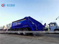 China Dongfeng 6x4 20CBM Rear Loader Garbage Compactor Truck 180HP Euro 3 for sale