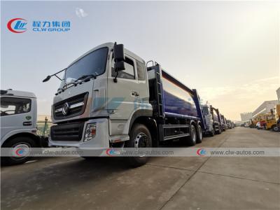 China Dongfeng 6x4 20CBM Rear Loader Garbage Compactor Truck 180HP Euro 3 for sale