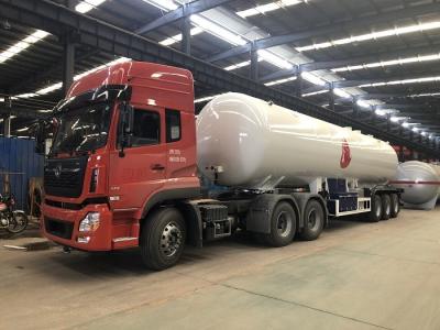 China 59cbm 59000L Liquid Propane Gas Delivery Tanker Trailer 30T LPG Semi Trailer for sale