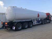 China 59cbm 59000L Liquid Propane Gas Delivery Tanker Trailer 30T LPG Semi Trailer for sale