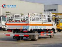 China 5 Ton FAW Stake Truck for Propane Butane Cylinder Delivery 120hp Diesel for sale