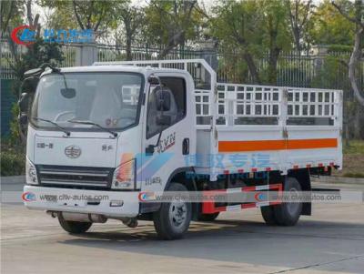 China 5 Ton FAW Stake Truck for Propane Butane Cylinder Delivery 120hp Diesel for sale