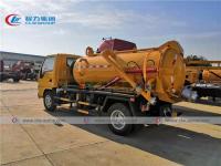 China ISUZU 100P Diesel Vacuum Sewage Truck 3000L 3m³ Capacity with 80m Suction Range and Euro V Engine for sale
